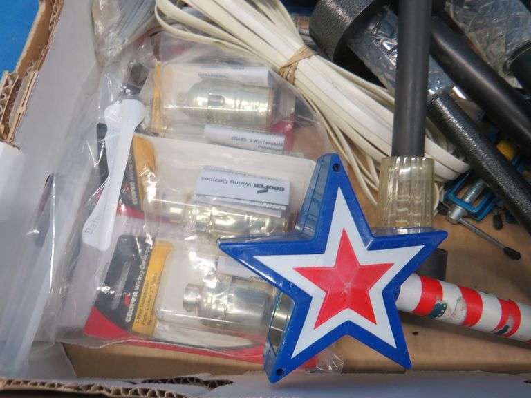 Lamp parts, auto fuses, clamps, and more - AAA Auction and Realty