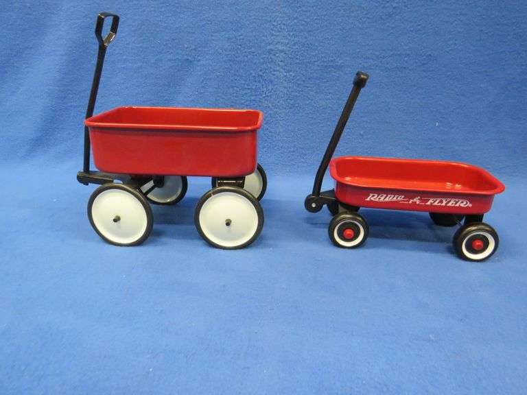 Two metal wagons - AAA Auction and Realty