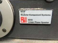 Pair of MCS 8-ohm speakers - AAA Auction and Realty