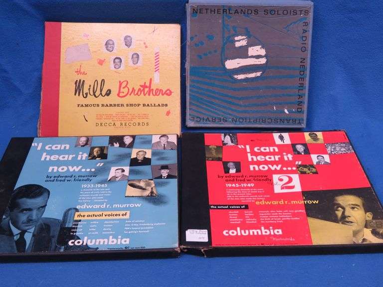 Multi-record sets including Edward R. Murrow 1933-1945 and 1945 to 1949 ...