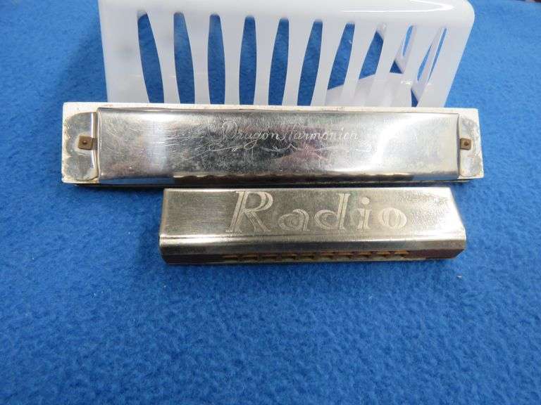 Dragon Harmonica 21-hole tremolo harmonica. Made in Japan - AAA Auction ...