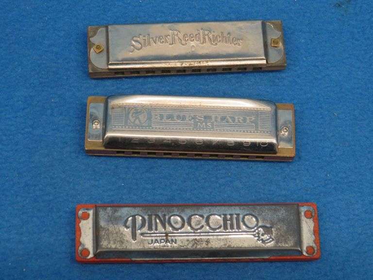Three vintage harmonicas: - AAA Auction and Realty