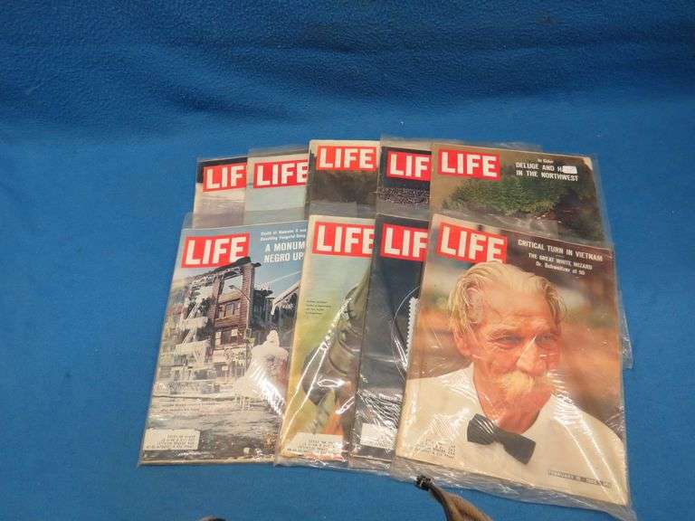 Nine 1965 Life magazines - AAA Auction and Realty