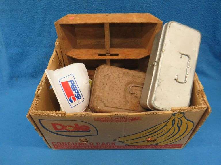 Mystery box which includes 2 empty tackleboxes - AAA Auction and Realty