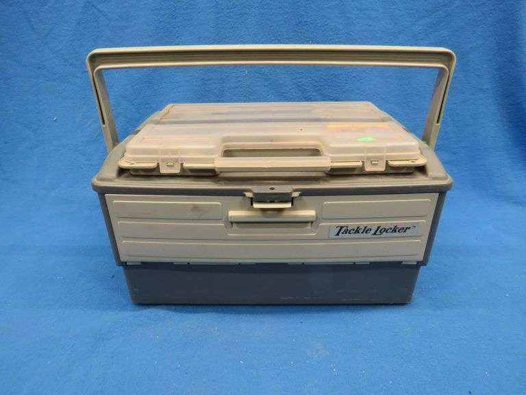 "Tackle Locker" tackle box full of tackle including: - AAA Auction and ...