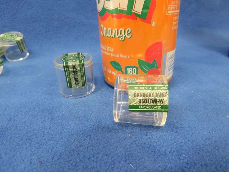 50 empty Presidential coin tubes - AAA Auction and Realty