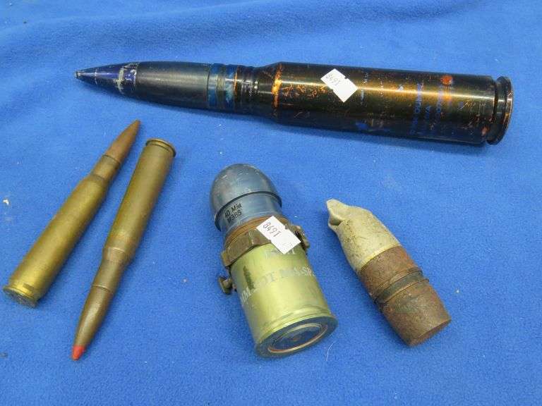 Inert military ammo - AAA Auction and Realty