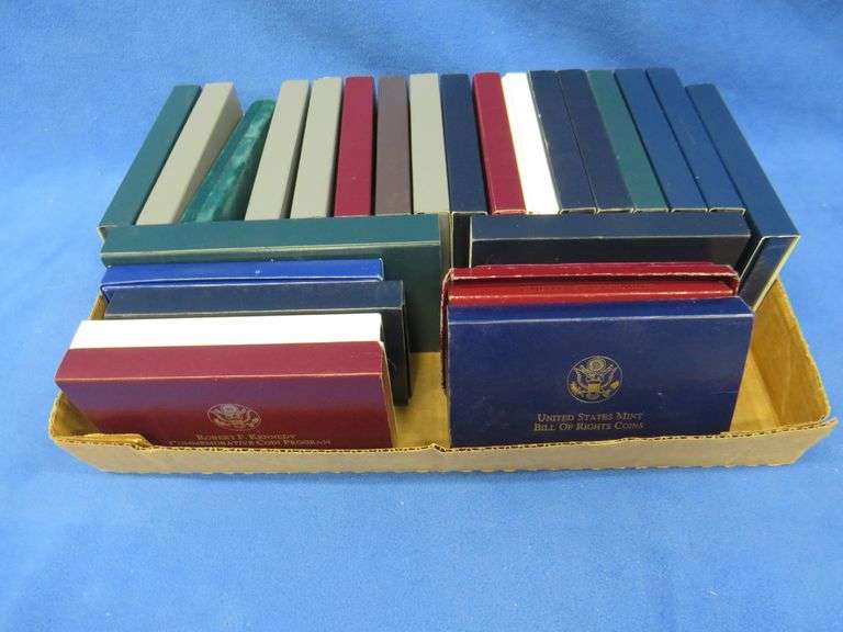 EMPTY coin presentation boxes - AAA Auction and Realty
