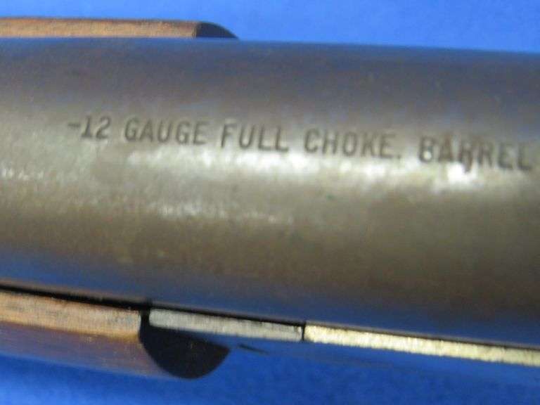 Iver Johnson Champion break-action full choke 12-gauge shotgun. SN CBBT ...