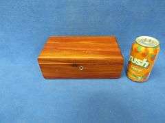Lane cedar box with pocketknives including two brand new "Old Timers ...