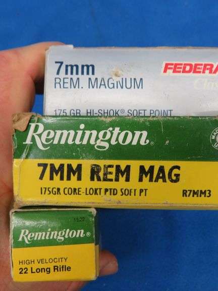 Federal 7mm Centerfire Rifle Cartridges, Remington 7mm Rem Mag High ...