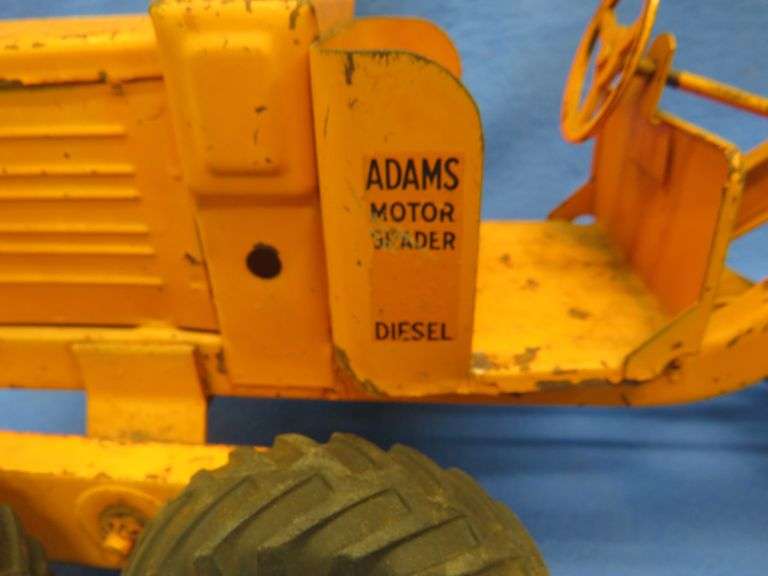 Vintage metal Adams Motor Grader made by Charles Doepke Mfg. Co. - AAA ...