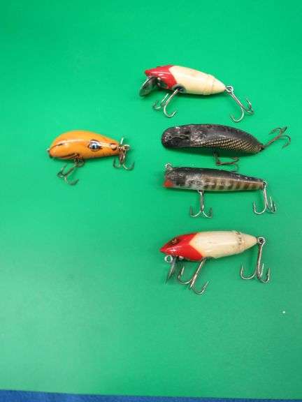 South Bend Fish-Obite, CCBC Darter, Helin X4 and X5 Flatfish, and a ...