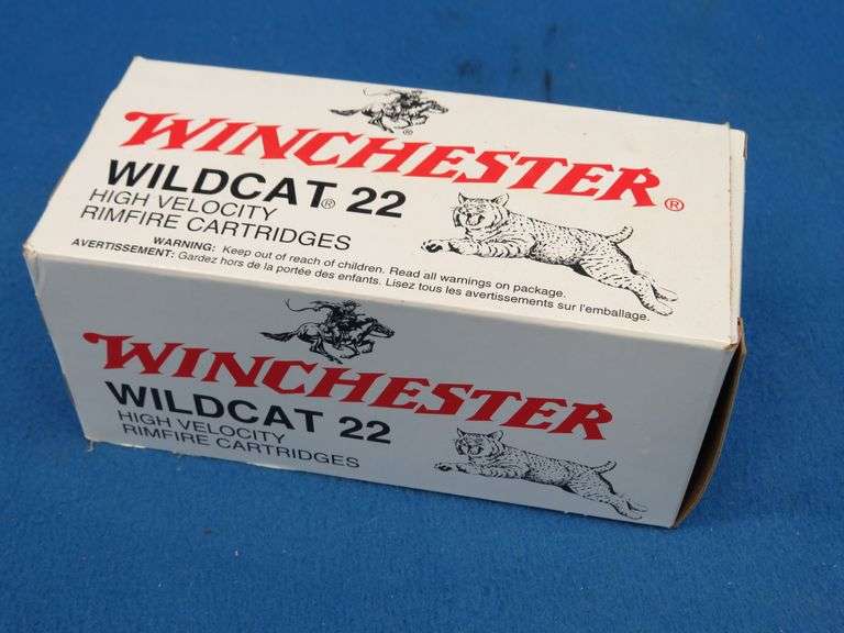 500 Winchester Wildcat 22 LR rounds - AAA Auction and Realty