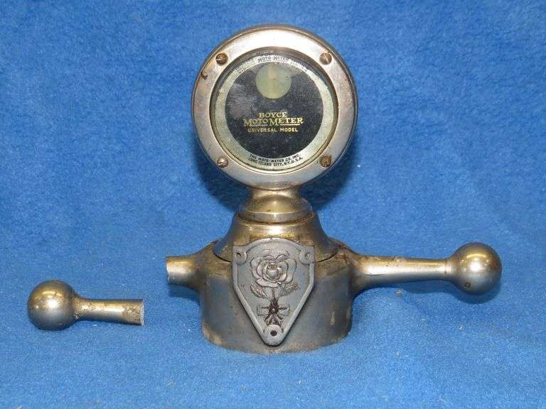Boyce Moto Meter radiator cap with thermometer and two pieces of ...