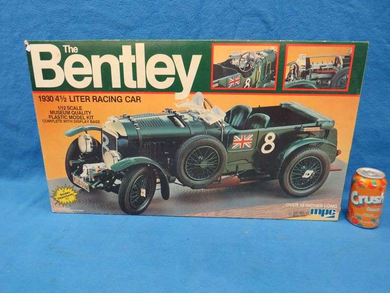 MPC 1:12 scale 1930 Bentley plastic model. All parts including the ...