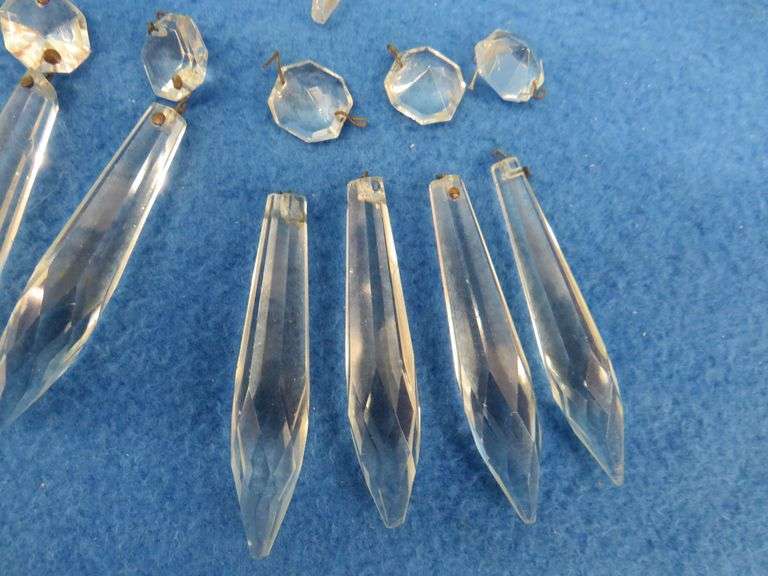 Glass prisms and prism parts - AAA Auction and Realty