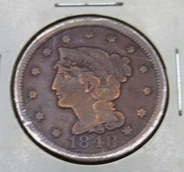 1848 Large Cent - AAA Auction and Realty