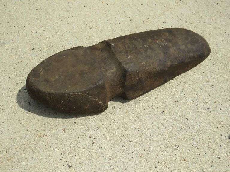 Primitive stone tool approx. 12" - AAA Auction and Realty
