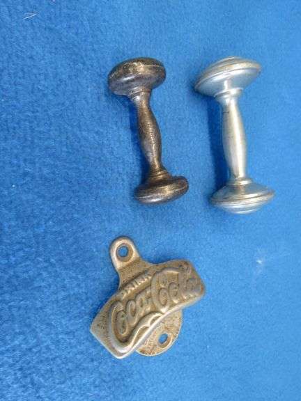 Vintage metal baby rattles and a Coca-Cola bottle opener - AAA Auction ...
