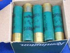 One box of 25 Estate 28-gauge 7 1/2-shot shotgun shells, and one box of ...