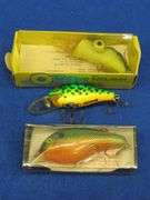 Heddon Timber Rattler, Cotton Cordell Big O in the box with papers, and ...