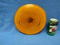 Five different hand-crafted tree slab display boards just waiting for ...