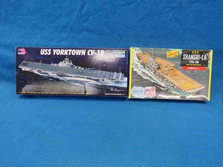 Two complete US Navy ship models. One still in factory wrap. - AAA ...