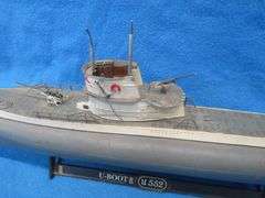 Two WW2 German ship models. The Bismarck and U-522. - AAA Auction and ...