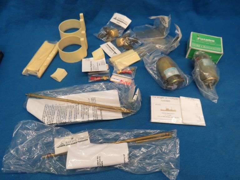 Unassembled Harbor Model Tugboat approximately 42" L. Accessories and ...