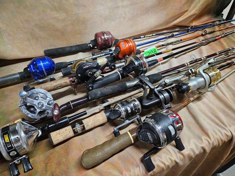 11 FISHING RODS & REELS - Auctions and Services Unlimited