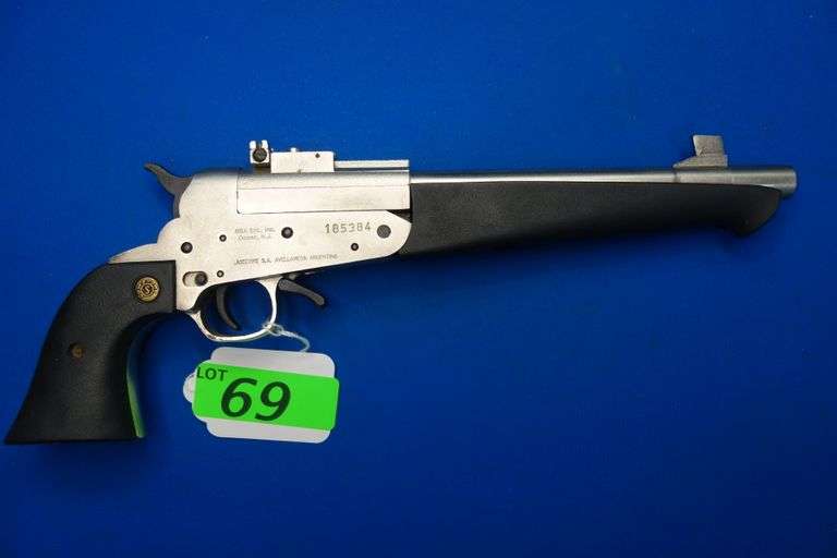 RSA ENTERPRISES SUPER COMANCHE SINGLE SHOT PISTOL, SR # 185384 ...