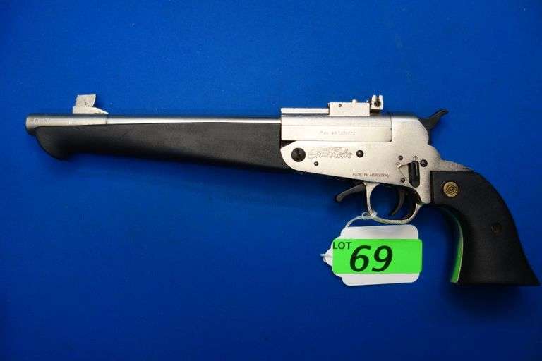 RSA ENTERPRISES SUPER COMANCHE SINGLE SHOT PISTOL, SR # 185384 ...