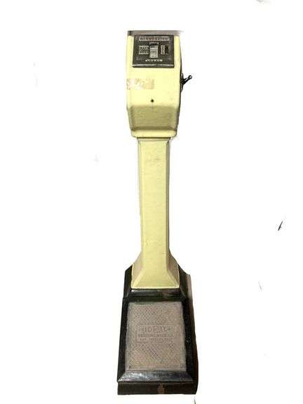 VINTAGE ONE CENT WEIGHT SCALE - Auctions and Services Unlimited