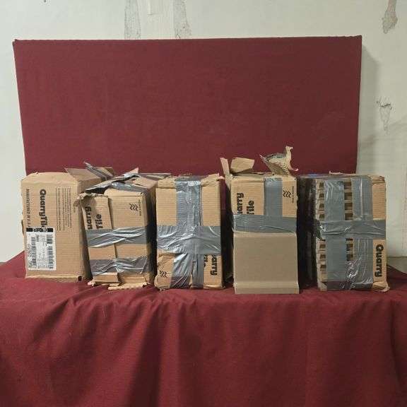 (5) Pratt Industries Arid Gray 5" x 6" Base Quarry Tiles - Acesbid