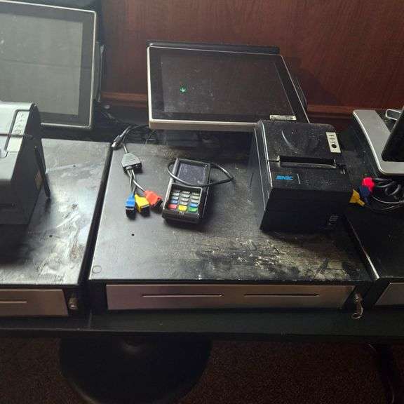 (1) Posiflex Dual Screen PoS Terminal, Pax Chip Reader, SNBC Printer ...