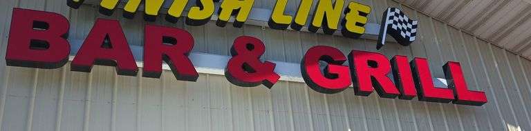 Finish Line Bar and Grill Sign - Acesbid
