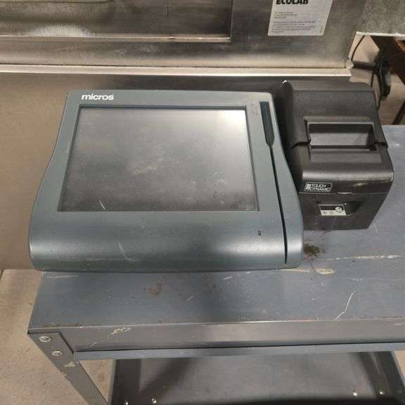 Point of Sale Set with Micros Terminal and Touch Dynamic Thermal ...