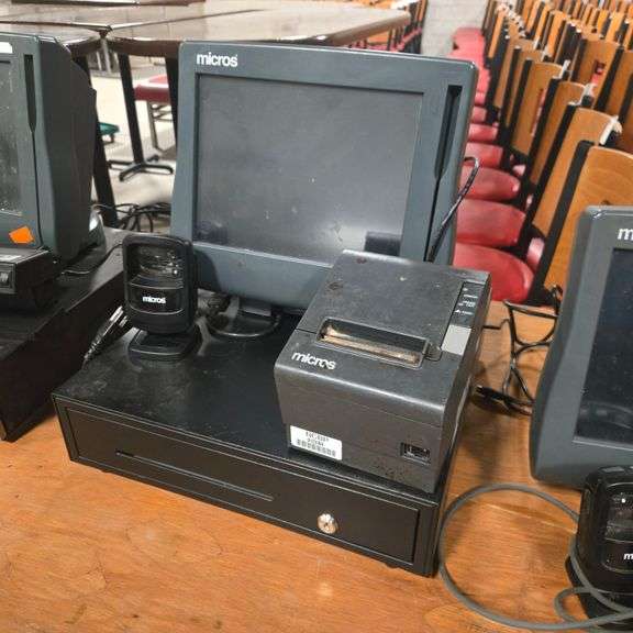Point of Sale Set with Micros Terminal, Thermal Receipt Printer, and ...