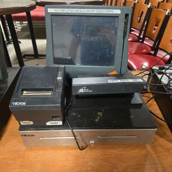 Point of Sale Set with Micros Terminal, Thermal Receipt Printer, and ...