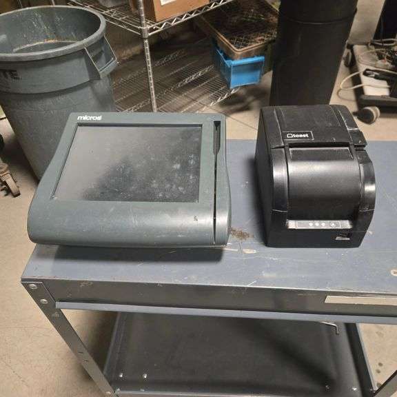 Point of Sale Set with Micros Terminal and Toast Thermal Receipt ...