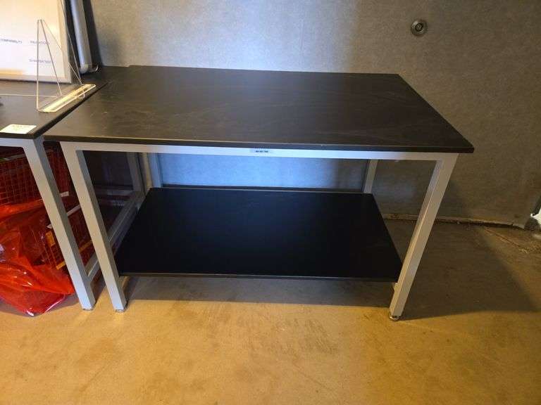Steel Sentry Heavy Duty Work Table with Anti-Static Top and Undershelf ...