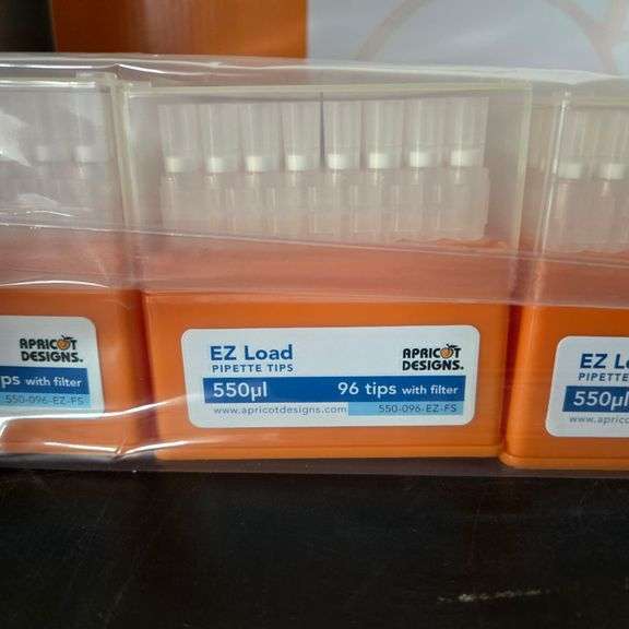 (40) New Racks of Apricot Designs 550ul EZ Load Pipette Tips - 96 Tips ...
