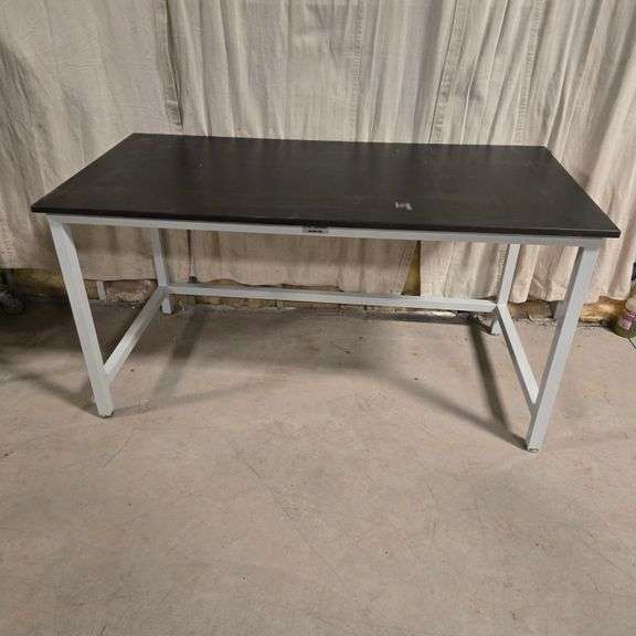 Steel Sentry Heavy Duty Work Table with Antistatic Top - 70" x 30" x 31 ...