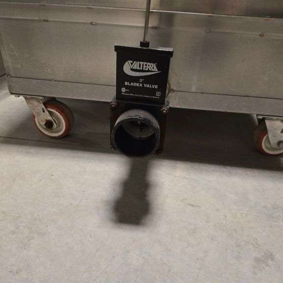 Stainless Steel Food Grade 47 Cubic Foot Brining Tank on Casters with ...