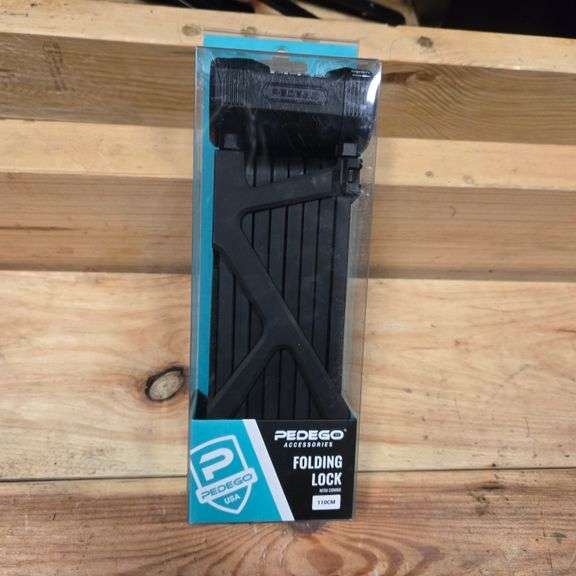 New Pedego Folding Combination Lock for Bicycles - Model # 88036 - Acesbid