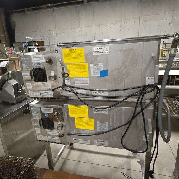 Lincoln Impinger Double Stack Conveyor Oven on Casters with 18" Wide ...