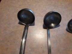 (8) Large Assorted Ladles - Acesbid