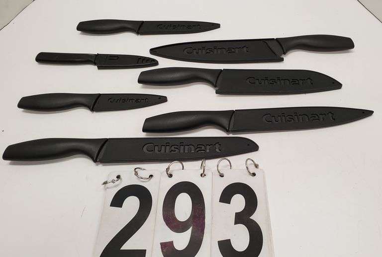 Flat w/ Set of 7 Cuisinart Knives - Adcock Britz Auctions