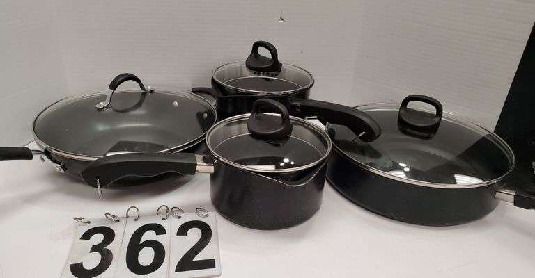 Box w/ 3 Revere Ware Pans & A Food Network 12" Everything Pan - Adcock ...